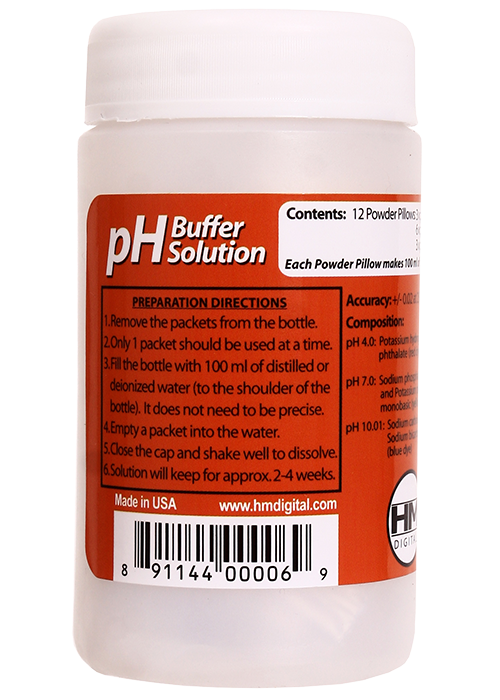 HM digital PH Buffer powder solution variety pack PH-BUF